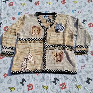 Storybook Knits | Sweaters | Vintage Storybook Knits Wildlife Animals ...